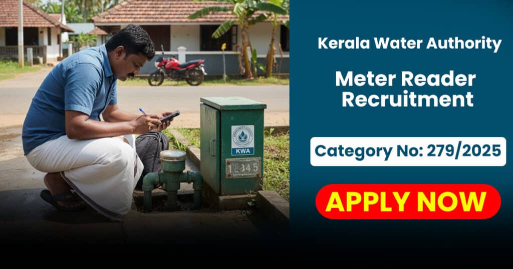 Kerala Water Authority Recruitment 2025 – Apply Online for Meter Reader ...