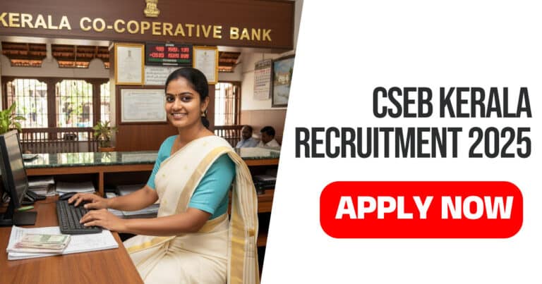 CSEB Kerala Recruitment 2025 – Apply Online for Junior Clerk, DEO ...
